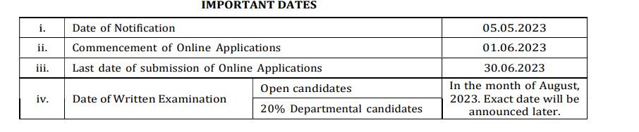TNUSRB SI EXAM NOTIFICATION 2023 - Athiyaman team